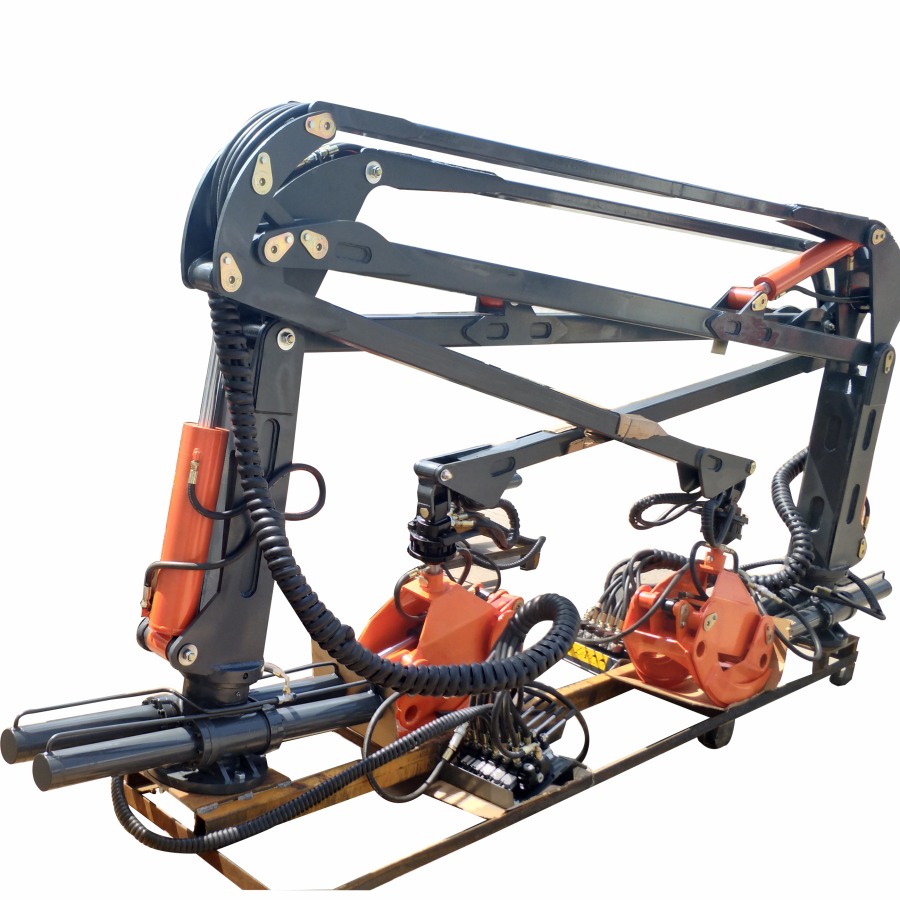 RC5700 Crane & Trailer HYDRAULIC ROTATOR, LOG GRAPPLE-FORESTRY ...